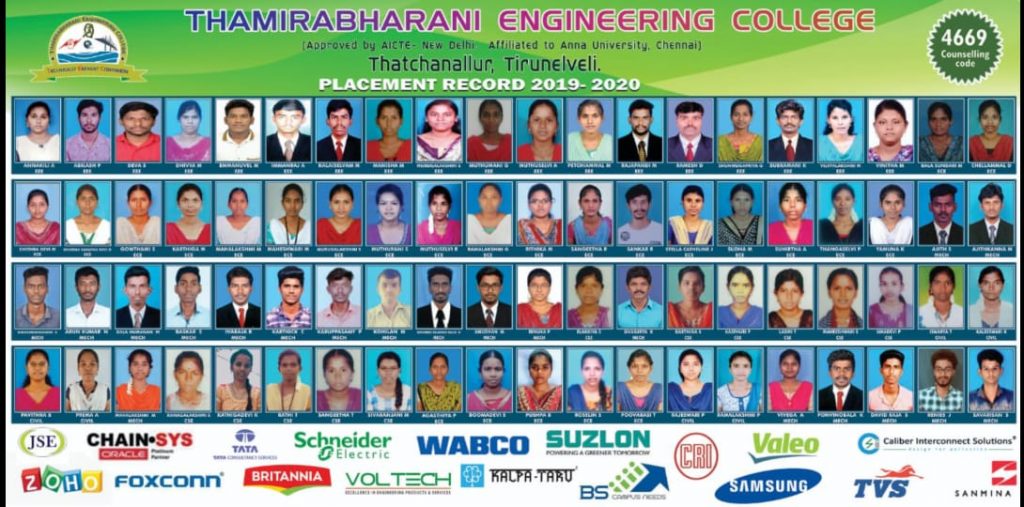 Thamirabharani Engineering College – An Autonomous Institution